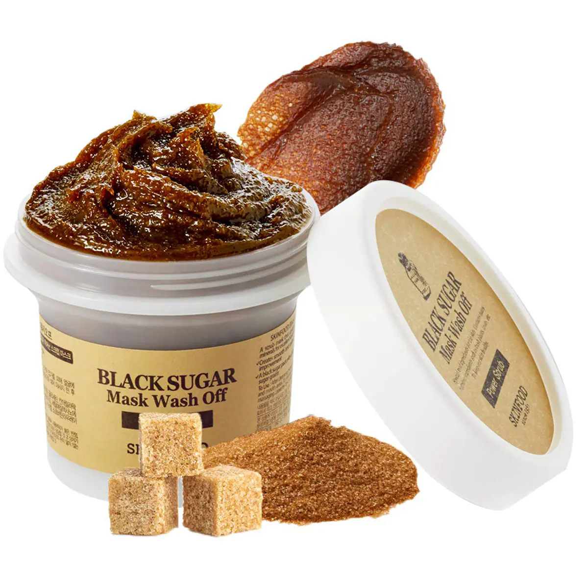 Buy SKINFOOD Black Sugar Mask Wash Off 100g Online | k-beautyskin.com ...