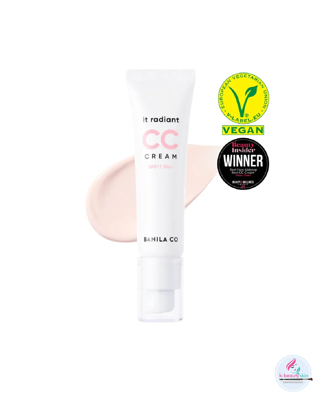 Banila Co It Radiant CC Cream SPF17 PA++ – Color Correcting & Glowing Skin