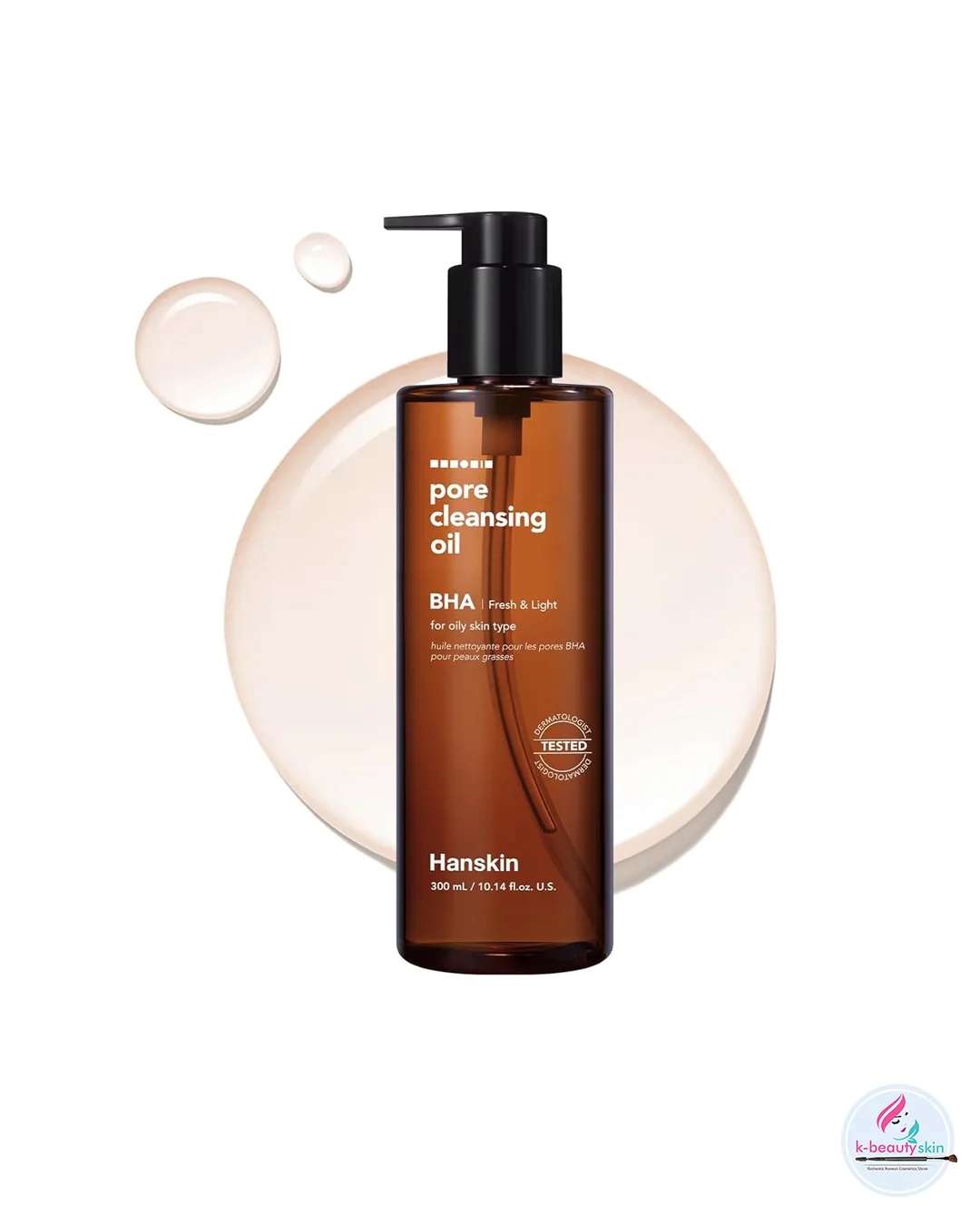 HANSKIN Cleansing Oil & Blackhead BHA 300ml – Deep Pore Cleanser